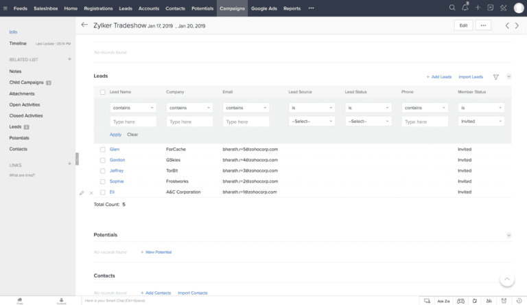 Introducing New & Improved Zoho CRM Campaign Module